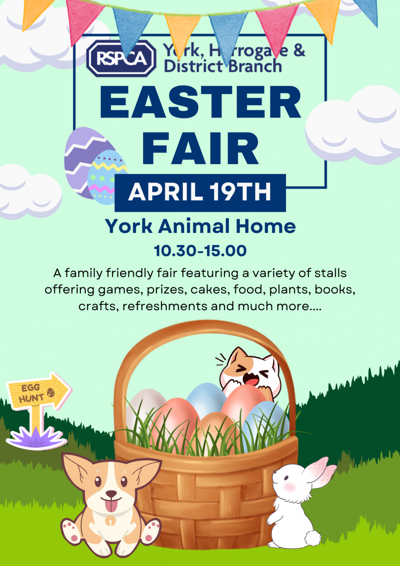 RSPCA York, Harrogate & District Branch - Easter Fair 2025